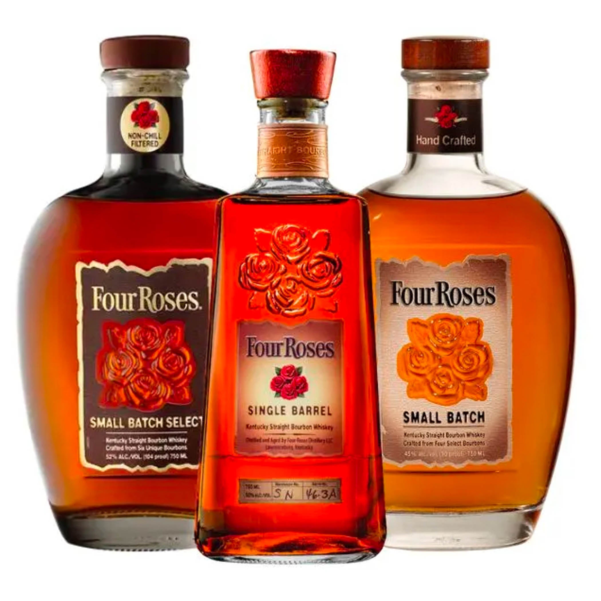 Four Roses Small Batch Select, Single Barrel, & Small Batch Value Bund ...