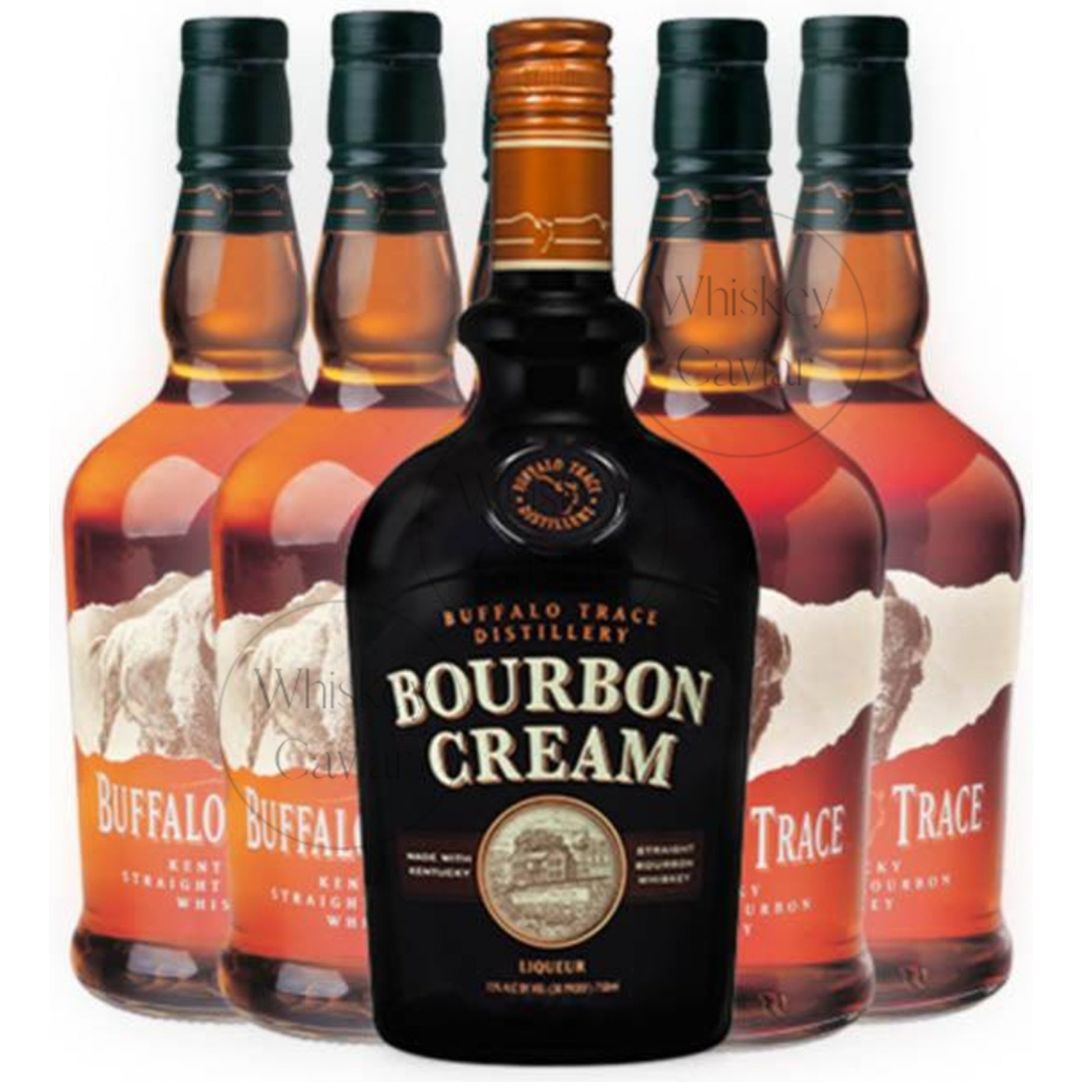 Buffalo Trace 4 Pack & Bourbon Cream Value Bundle – i Shop Liquor