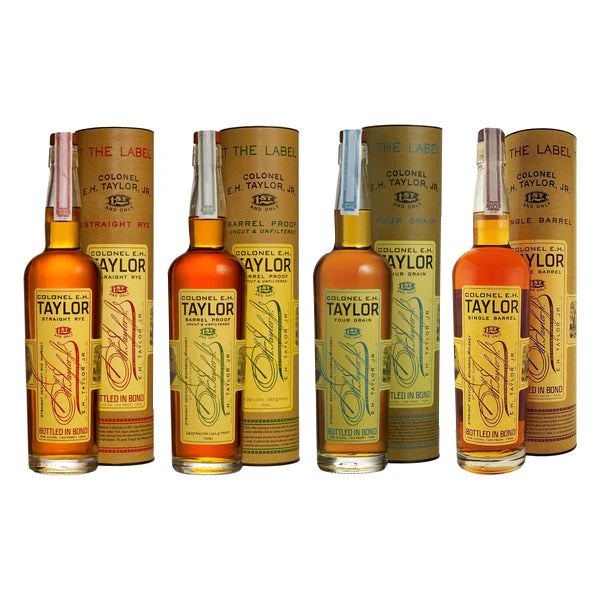 E.H. Taylor Straight Rye Bourbon, Barrel Proof, Four Grain & Single Bu ...