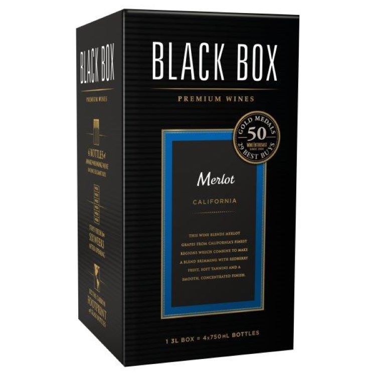 Buy Black Box Merlot 3L | Premium Box Wine – i Shop Liquor