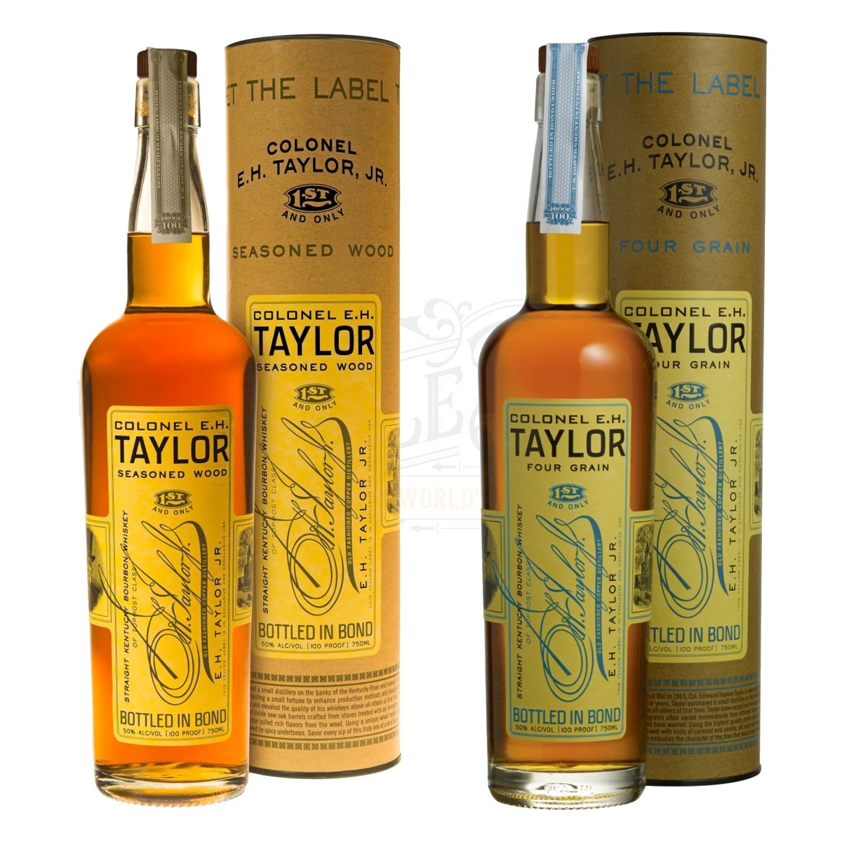 E.H. Taylor Seasoned Wood Bourbon & Four Grain Bundle– i Shop Liquor